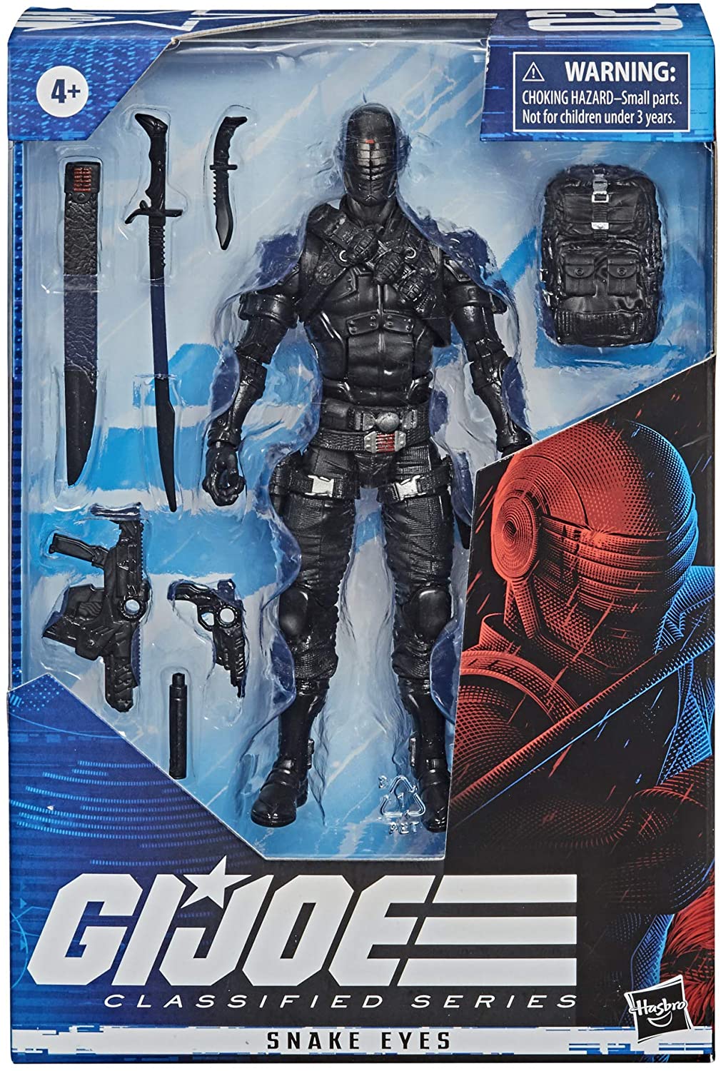G.I. Joe Classified Series 6-Inch Snake Eyes Action Figure - ActionToys.es